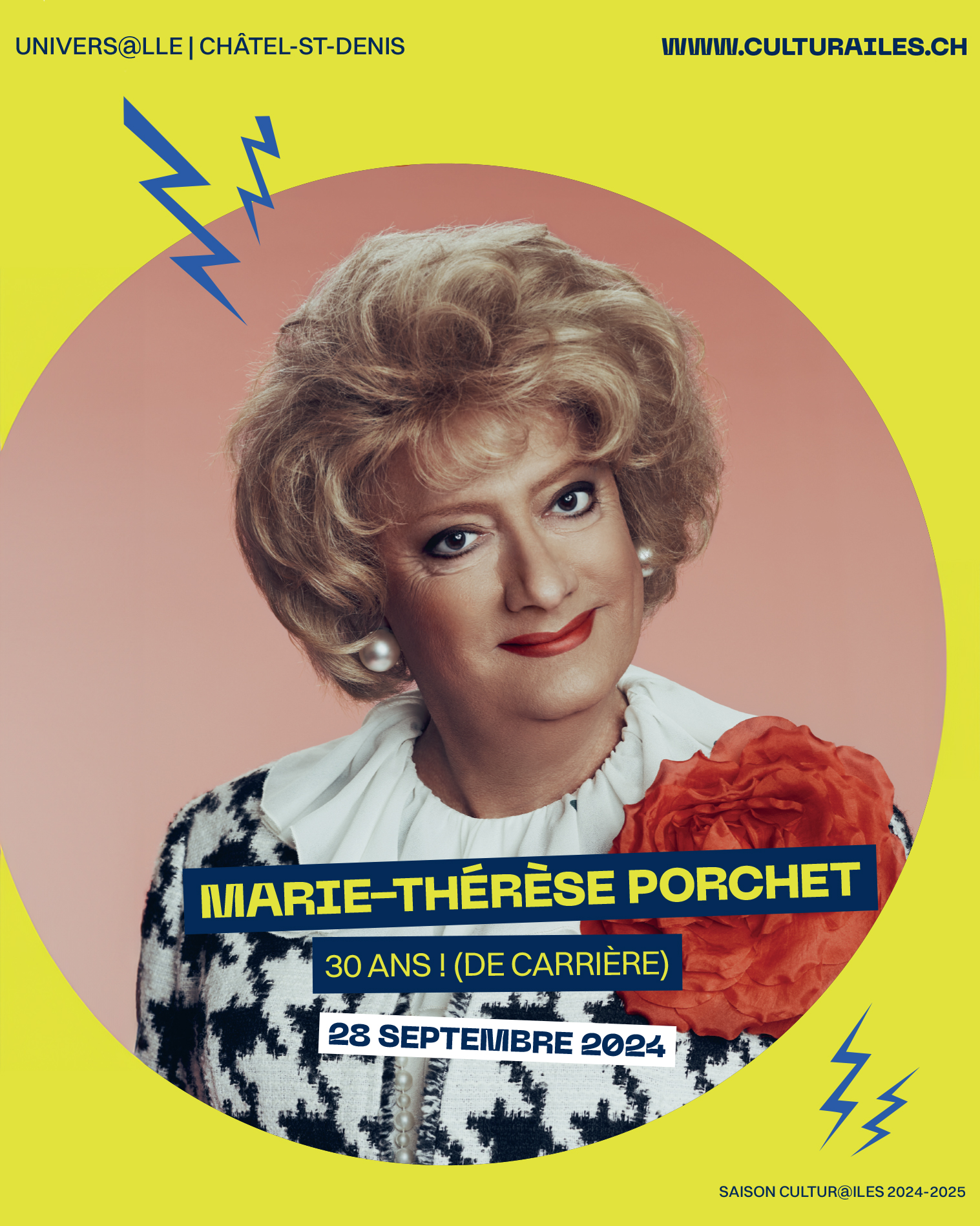 Marie-Thérèse Porchet – 30 ans (de carrière)