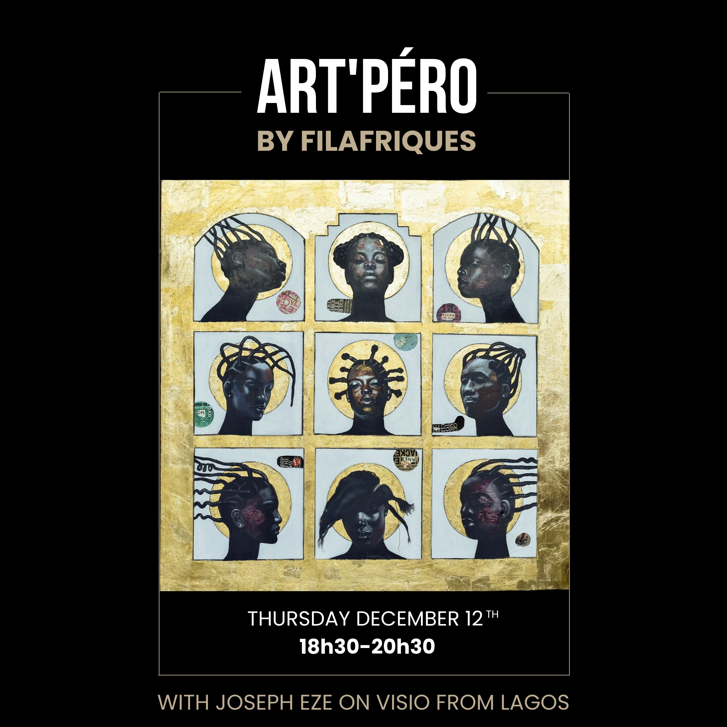 Les oeuvres fascinantes de Joseph Eze à la galerie Filafriques