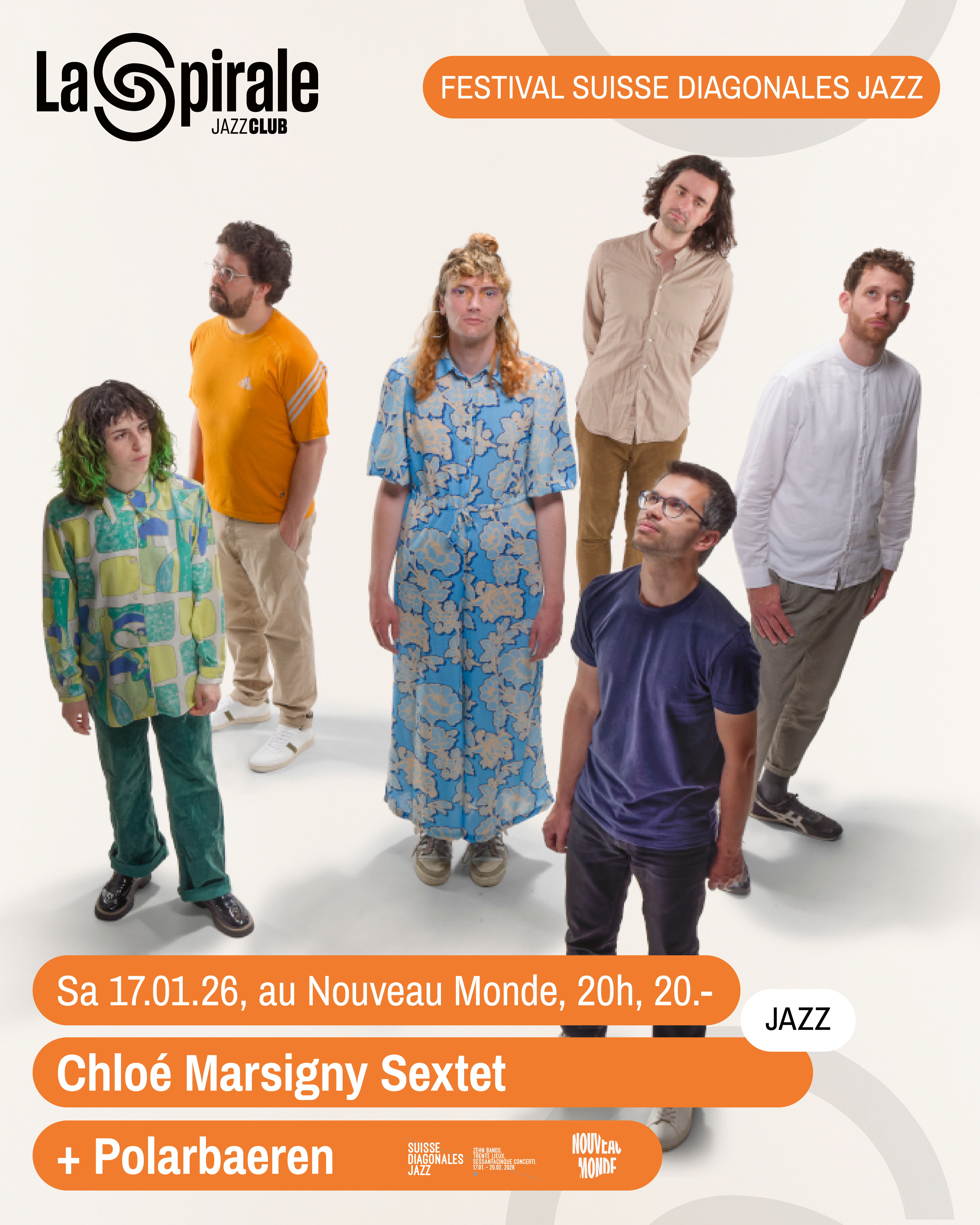 CHLOÉ MARSIGNY SEXTET + POLARBAEREN