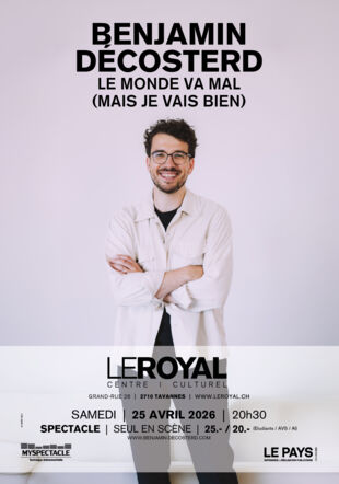 Spectacle humour BENJAMIN DECOSTERD